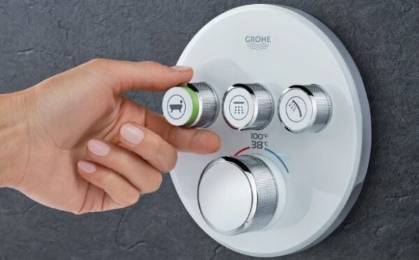 Grohe Introduces Grohtherm Trim, Concealing Plumbing behind Wall ...